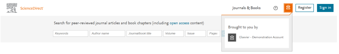 How do I get access to ScienceDirect from anywhere? - ScienceDirect Support Center